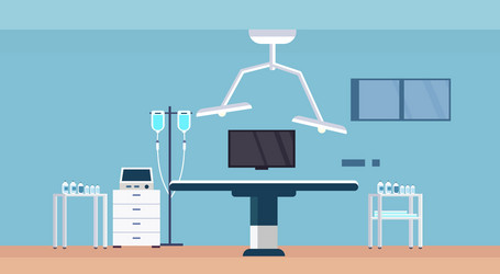 Medical hospital surgery operation room Royalty Free Vector