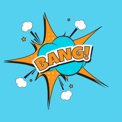 Cartoon atomic bomb and mushroom Royalty Free Vector Image