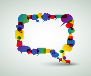 Speech bubble Royalty Free Vector Image - VectorStock