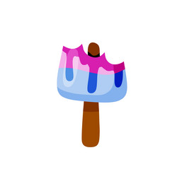 Popsicle Bitten Icon Vector Images (69)