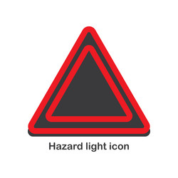 Hazard light icon Royalty Free Vector Image - VectorStock