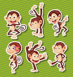 Monkey Handstand Vector Images (46)