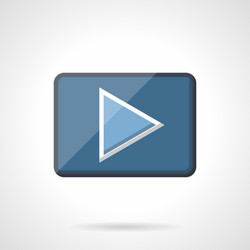 Camera off button flat icon Royalty Free Vector Image