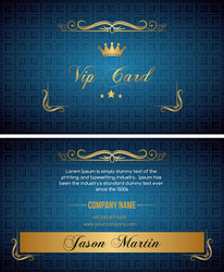 Purple vip card Royalty Free Vector Image - VectorStock