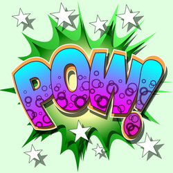 Pow Fonts Comic Font Vector Images (over 260)