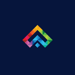 Modern summit logo Royalty Free Vector Image - VectorStock