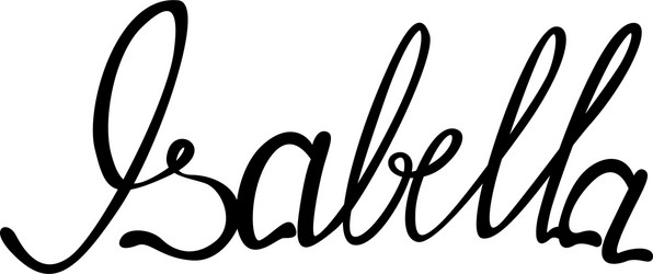 Isabella Vector Images (over 140)