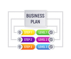 Business plan infograghic 011 Royalty Free Vector Image