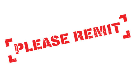 Please remit rubber stamp Royalty Free Vector Image