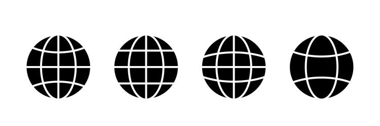 Web icon go to icon click icon Royalty Free Vector Image