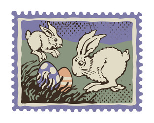 Vintage Postage Stamp Frame Vector Images (over 2,300)