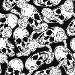 Distorted Skull Vector Images (over 100)