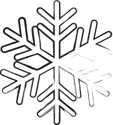 Single Snowflake Vector Images (over 3,000)
