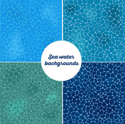 Light blue sea water pattern Royalty Free Vector Image