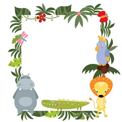 Background for text with cute animals Royalty Free Vector