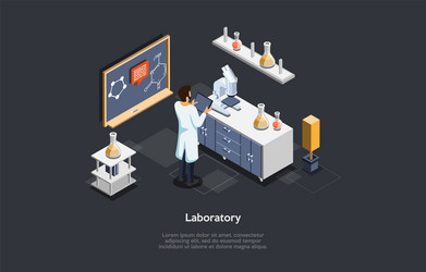 Concept data science Royalty Free Vector Image