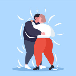 Fat Couple Cartoon Vector Images (over 700)