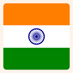 National flag of india Royalty Free Vector Image