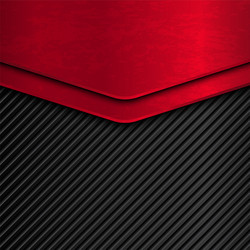 Black and red metal background Royalty Free Vector Image