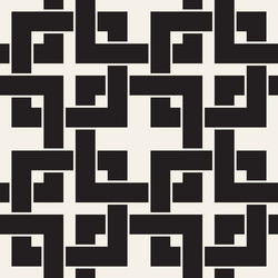 Contemporary abstract checker seamless pattern Vector Image
