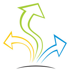 Handwritten arrows Royalty Free Vector Image - VectorStock