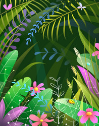 Jungle Leaves Cartoon Background Vector Images (over 6,500)