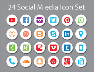 Free Social Media Icons Vector Images (over 21,000)