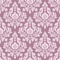 Pink damask wallper Royalty Free Vector Image - VectorStock