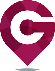 G spot logo design Royalty Free Vector Image - VectorStock