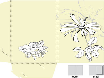 Die Cut Folder Templates Vector Images (over 290)