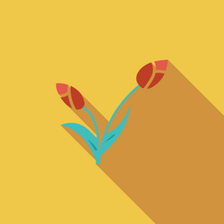 Single Tulip Vector Images (over 1,400)