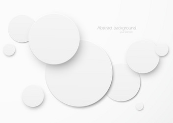 Paper banner on circle background Royalty Free Vector Image