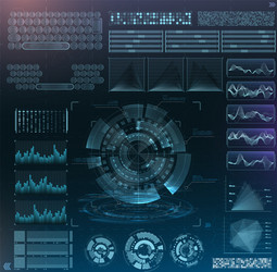 Futuristic Transparent Hud Vector Images (over 190)