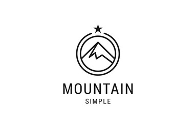 Minimalist Mountain Vector Images (over 6,700)