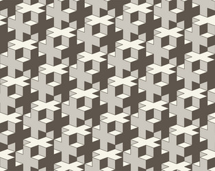 Geometric simple colored seamless pattern Vector Image