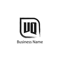 Initial letter vq logo template design Royalty Free Vector