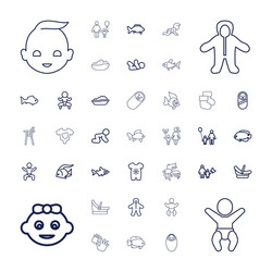Little icons Royalty Free Vector Image - VectorStock
