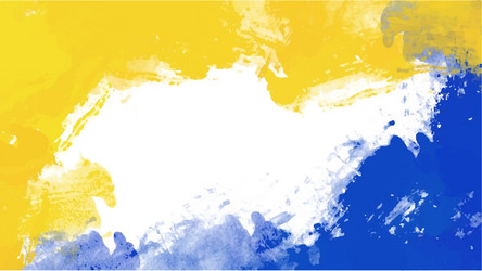 Yellow and blue watercolor background Royalty Free Vector