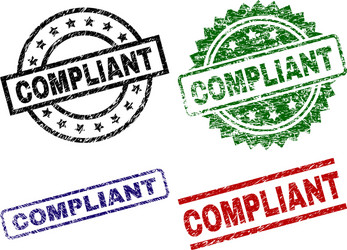 Grunge green authentic round rubber seal stamp Vector Image