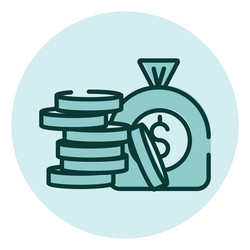 Stack of plates on a white background Royalty Free Vector