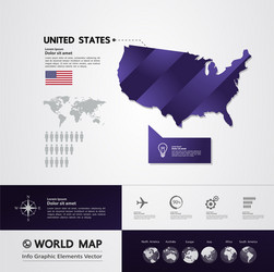 Map of great plains the united states Royalty Free Vector