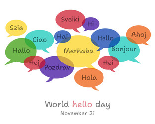 World Hello Day Vector Images (over 390)