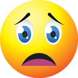 Deception emoji face icon flat style Royalty Free Vector