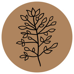 Blooming with style aesthetic floral design ideas Vector Image