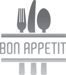 Bon appetit coal Royalty Free Vector Image - VectorStock