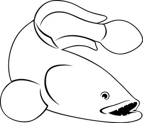 Great snakehead Royalty Free Vector Image - VectorStock