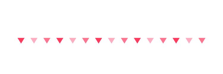 Pennant triangle flag pattern border separator Vector Image