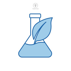 Biology plant research experiment in laboratory Vector Image