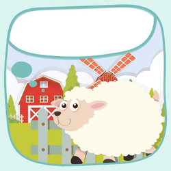 Border template with happy kids Royalty Free Vector Image