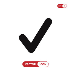 Check mark hand finger design logo Royalty Free Vector Image